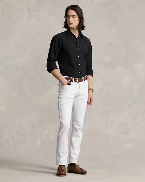 Polo Ralph Lauren Elegant Midnight Black Custom Fit Shirt – LANGFORD